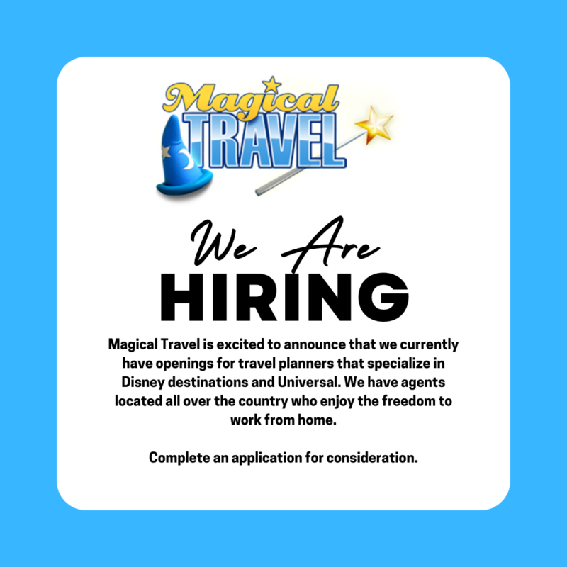 Magical Travel is hiring agents! - Magical Travel